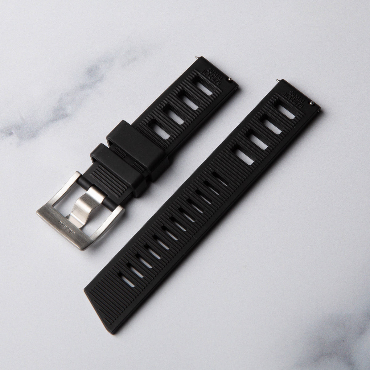 Black Kraken Rubber Dive Strap – North Straps