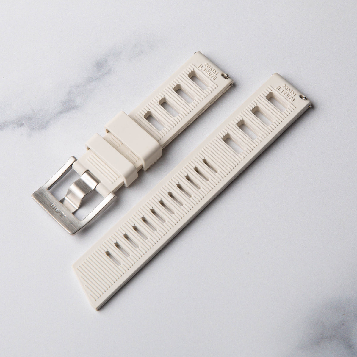 Beige Kraken Rubber Dive Strap – North Straps