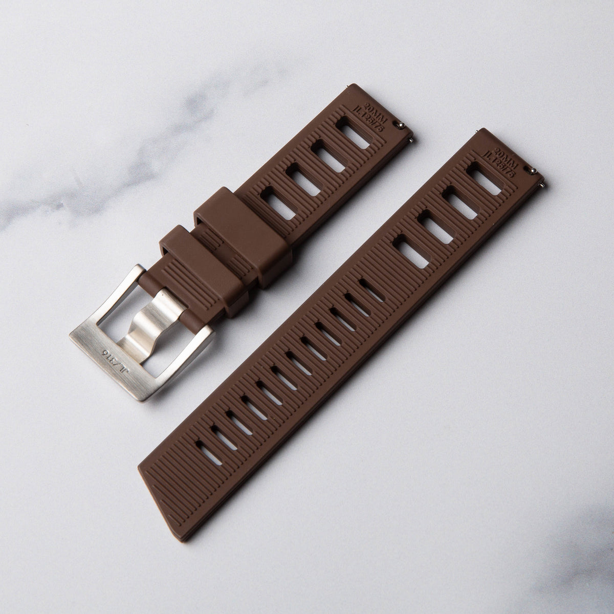 Brown Kraken Rubber Dive Strap – North Straps