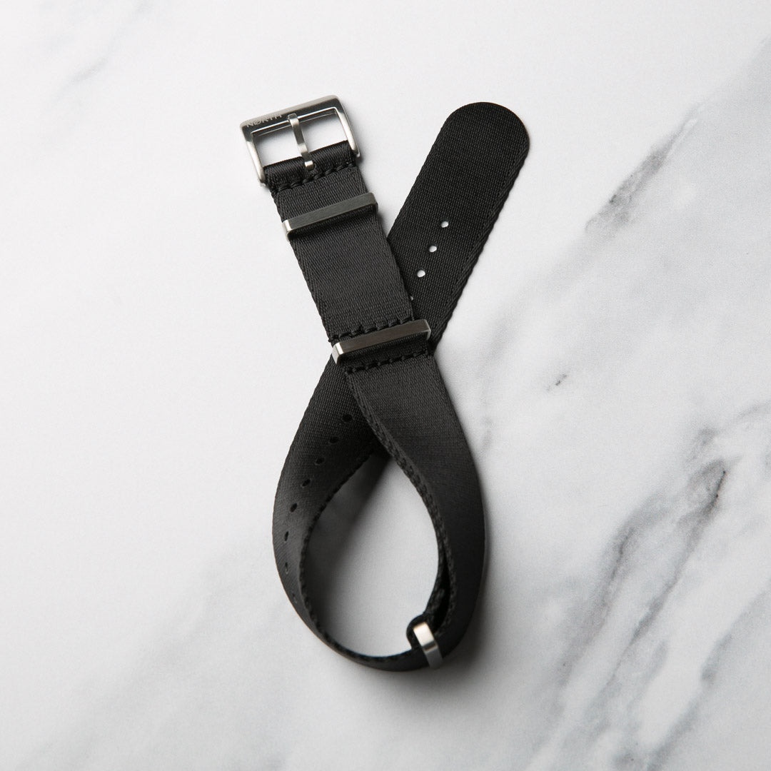 Black Premium Military Watch Strap – North Straps