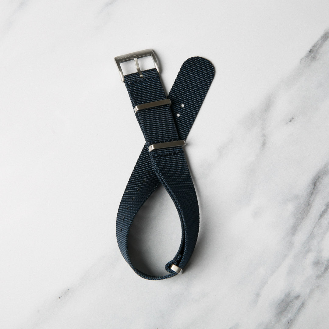 Navy Blue Tough Military Watch Strap – North Straps
