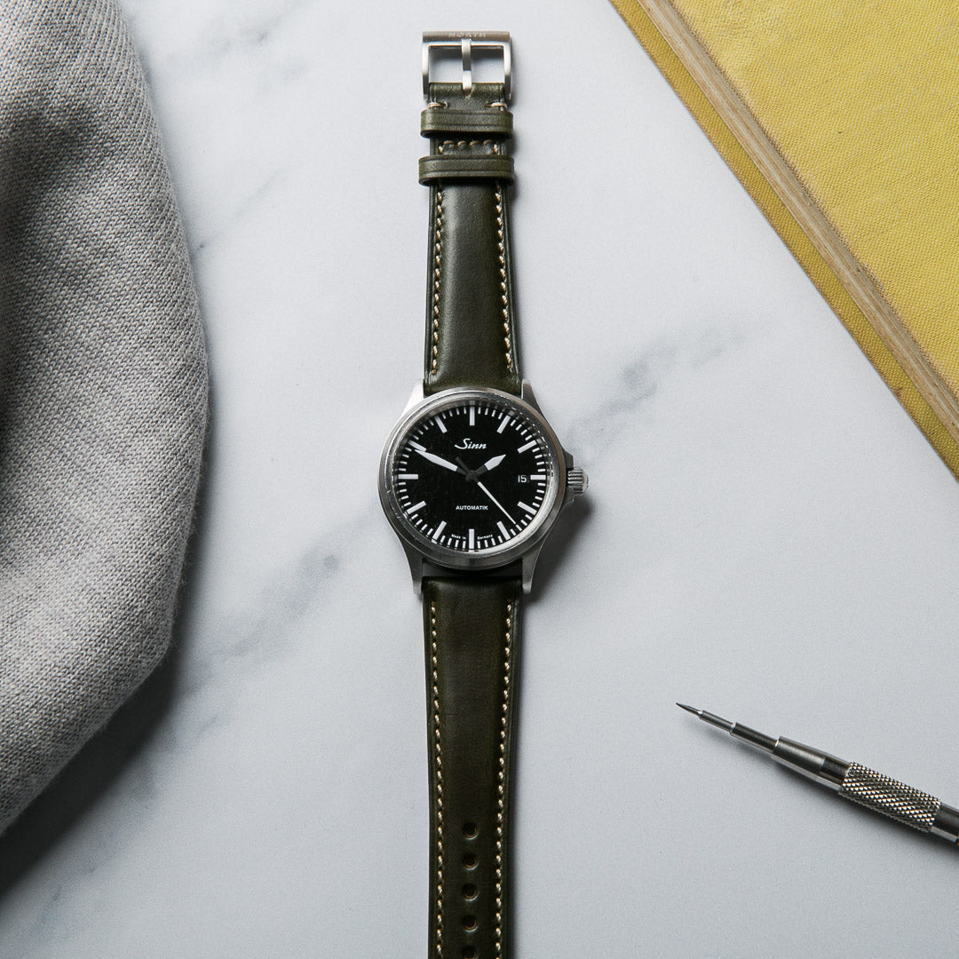 Moss Green Horween Chromexcel Leather Watch Strap – North Straps